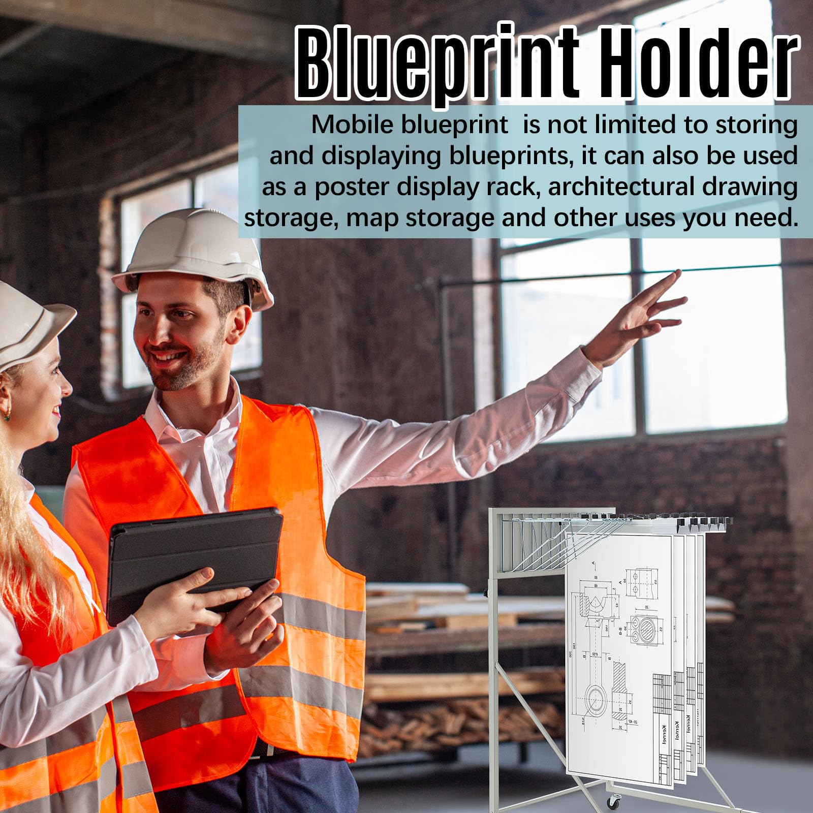 Snapklik.com : Estune 6 Pcs Blueprint Hanging Clamps Binding Strips ...