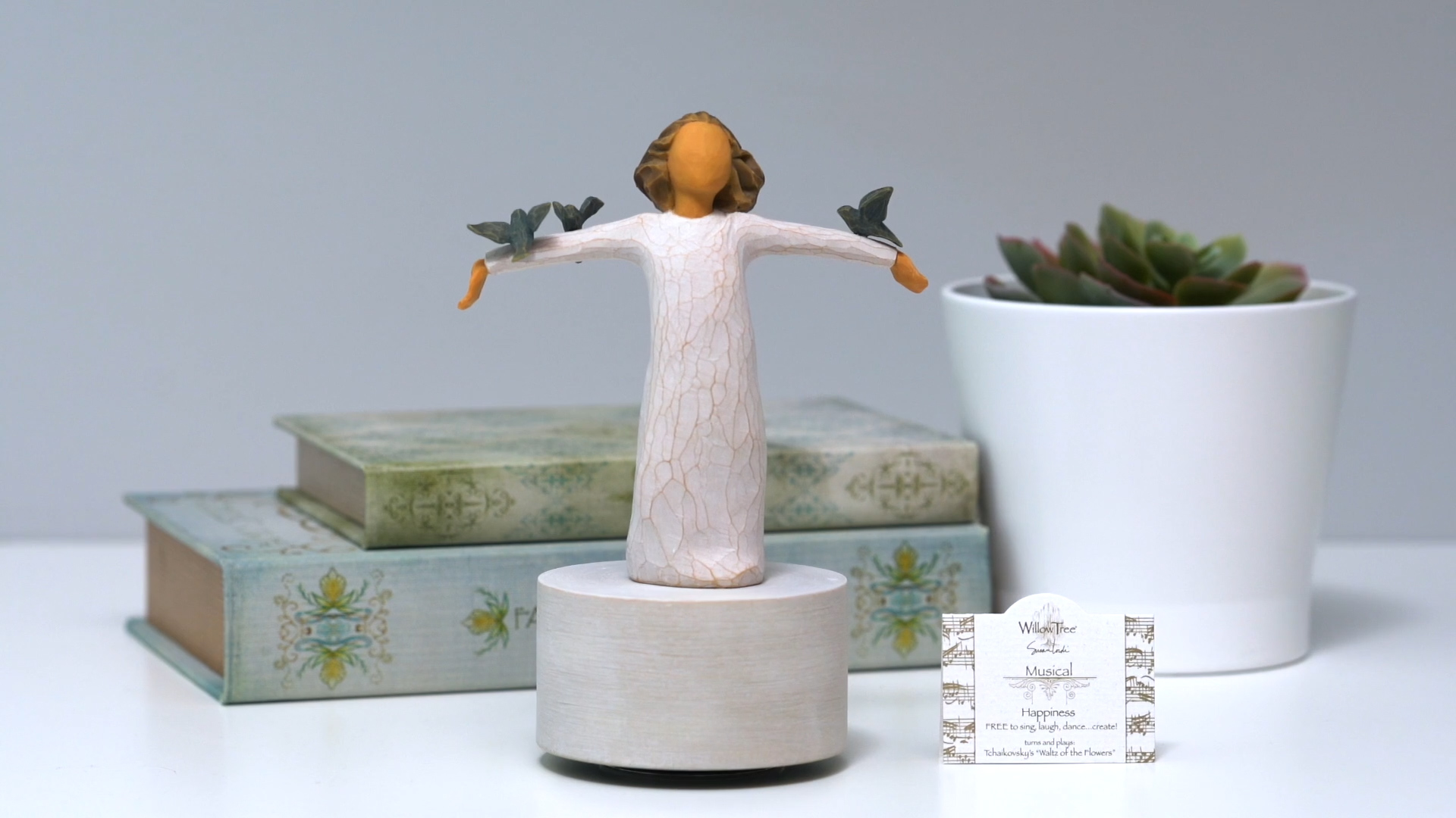 Watch Willow Tree Happiness Musical, Sculpted Hand-Painted on Amazon Live
