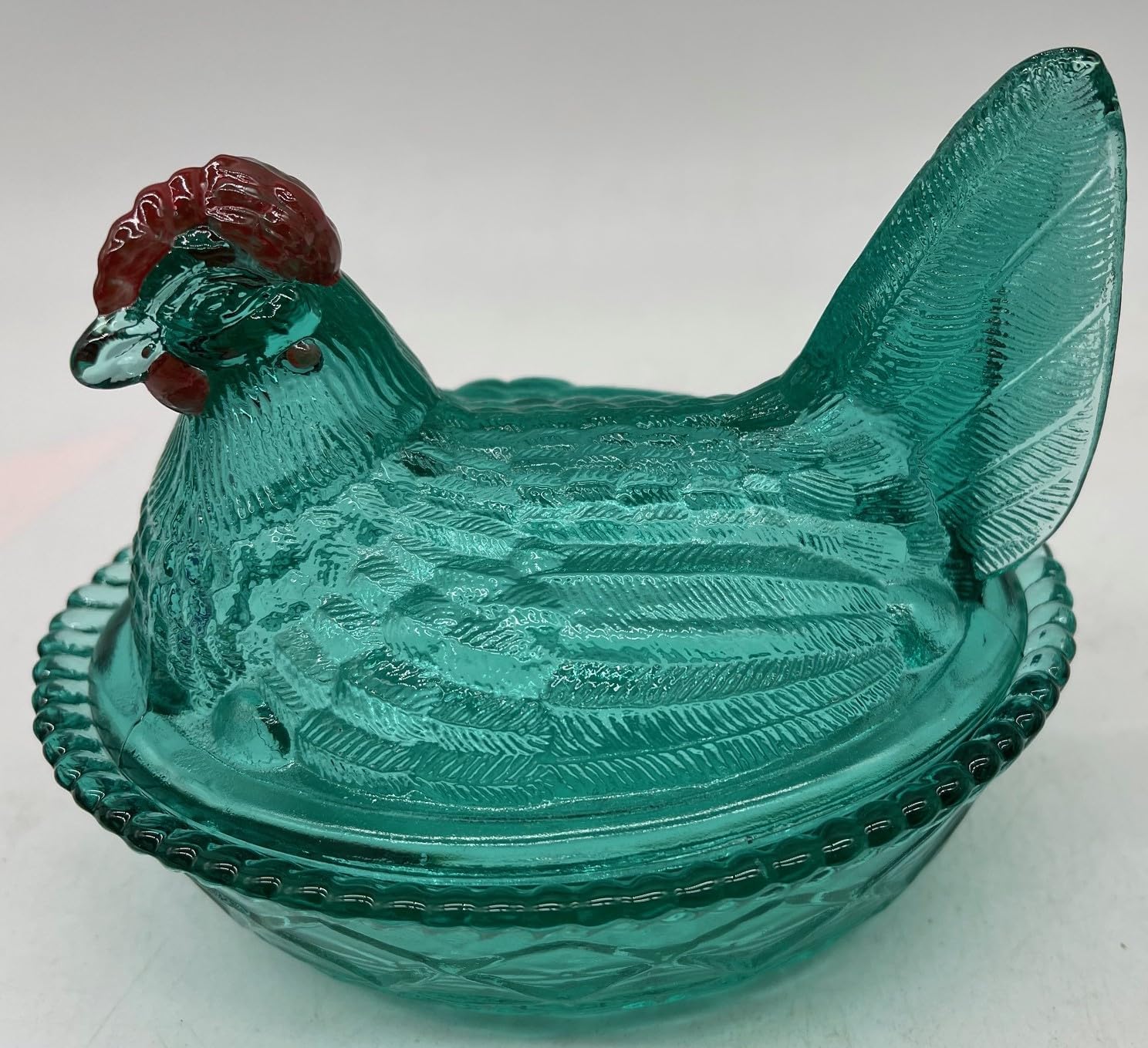 Amazon.com: Covered Chicken Dish - 2 Piece Hen - Westmoreland Glass ...