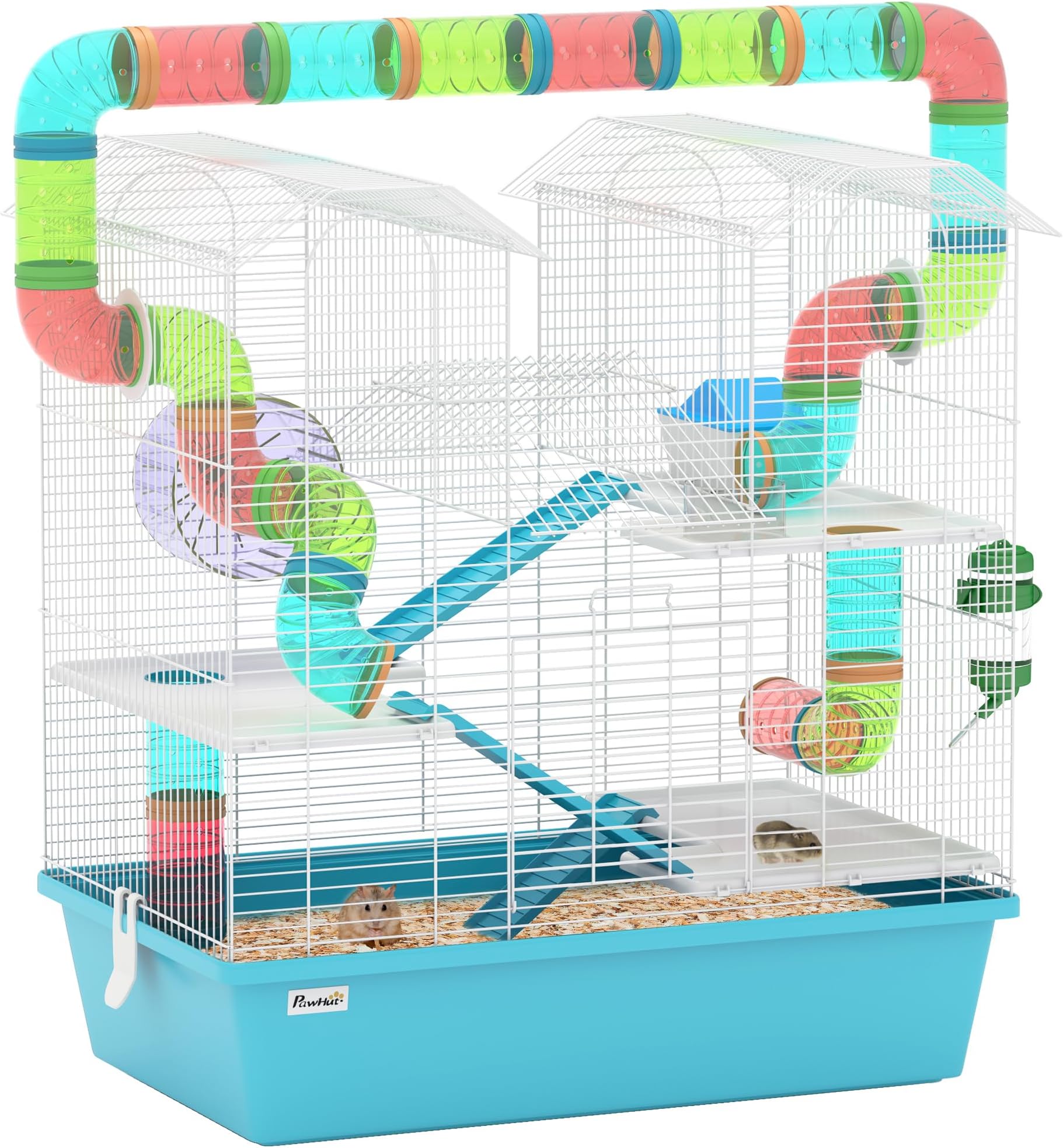 Rosewood Pico Hamster Cage, Extra Large, 5 Tier, with Water Bottle ...