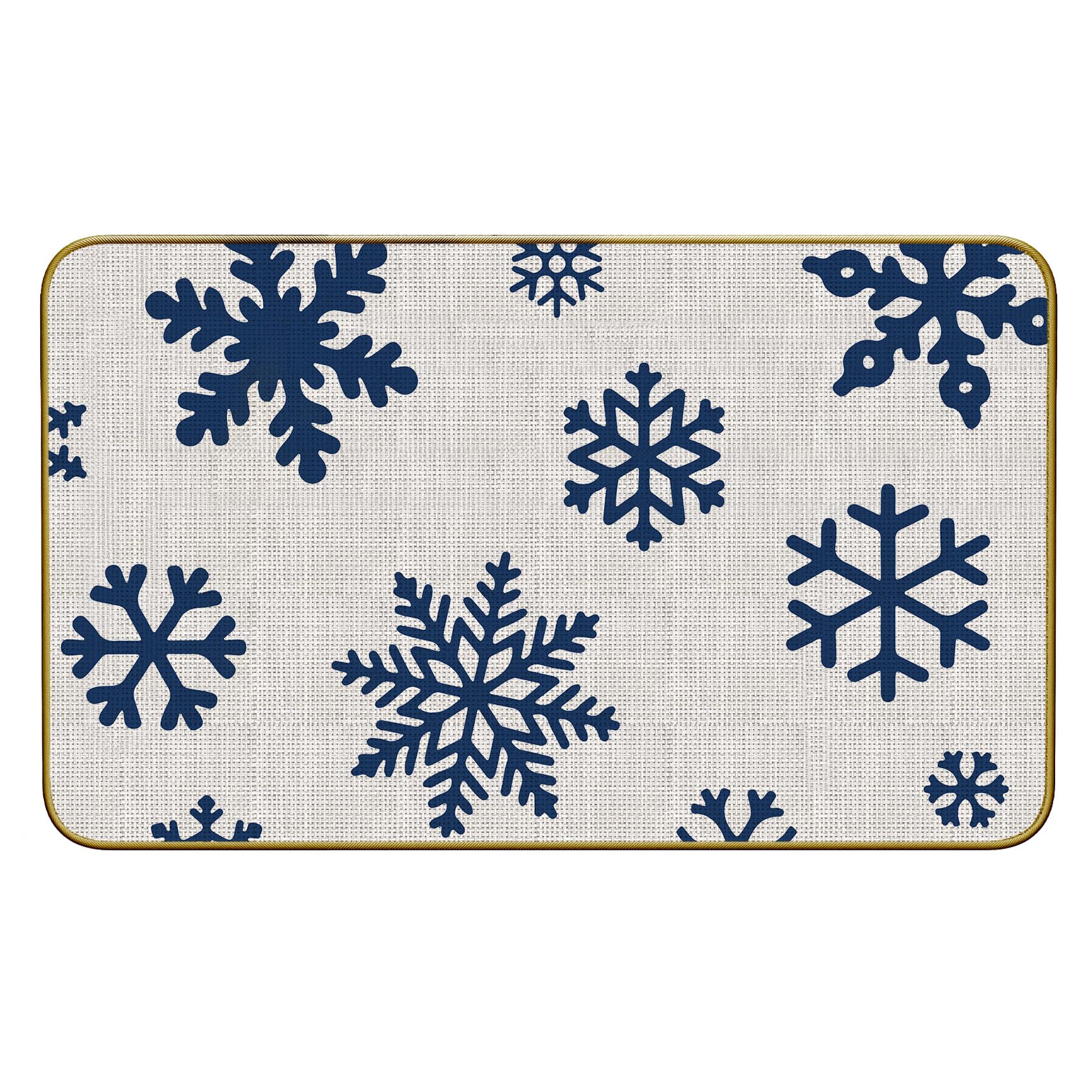 Amazon.com: Mingnei Christmas Holiday Snowflakes Door Mat for Home ...