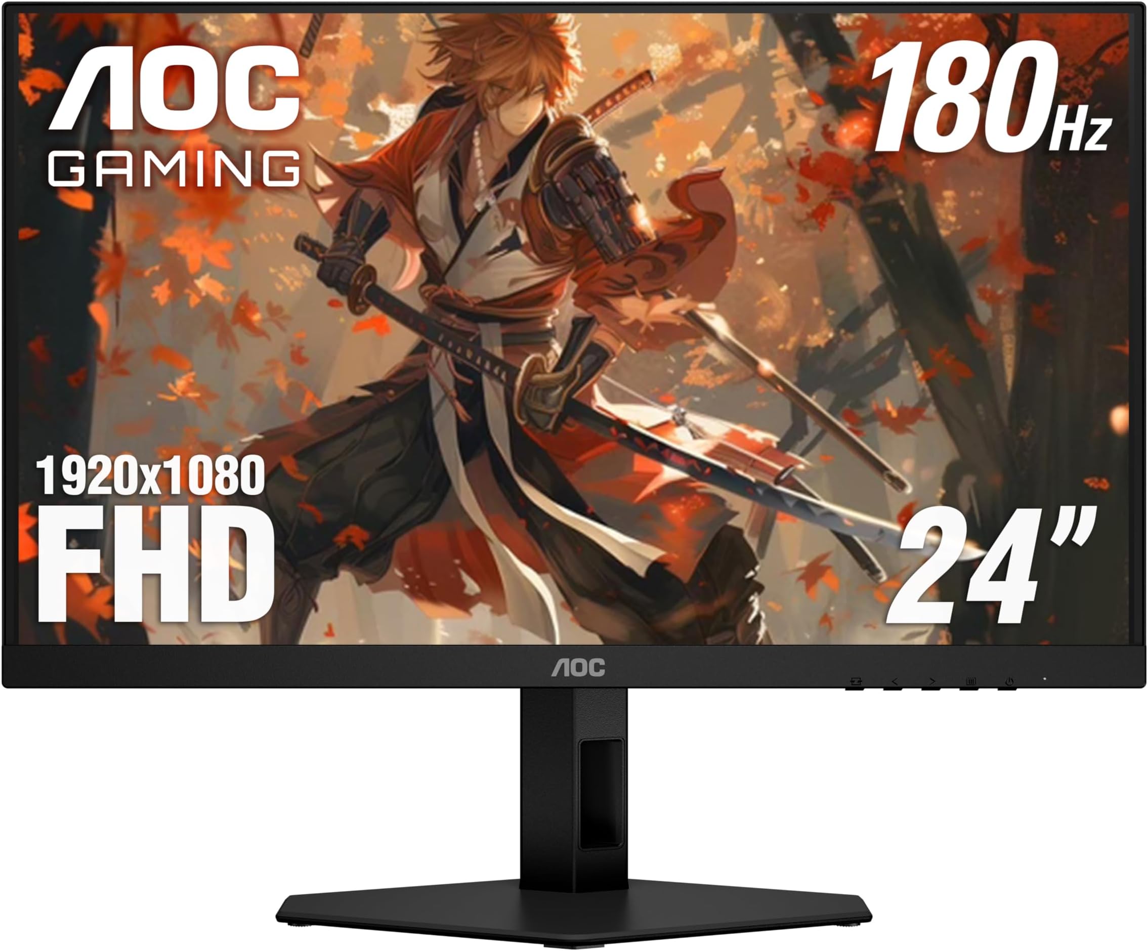 Amazon.com: AOC 24G4E 24" Gaming Monitor, Full HD 1920x1080 IPS Panel ...