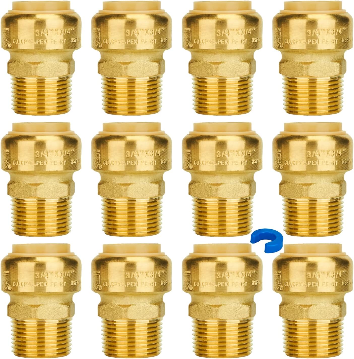 Amazon.com: SUNGATOR 3/4 Inch Male Adapter, 3/4 Inch MNPT, No Lead ...