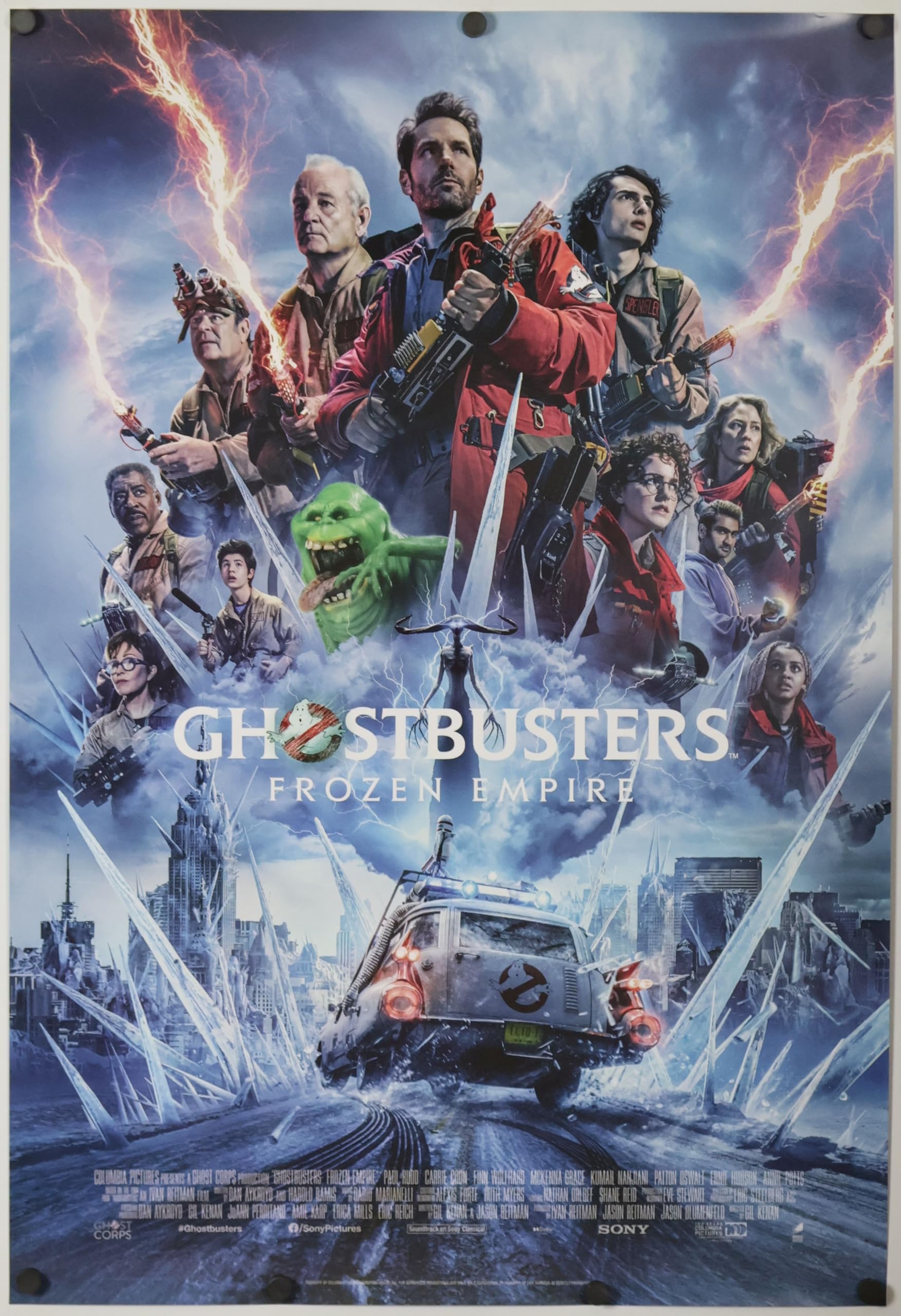Amazon.com: GHOSTBUSTERS FROZEN EMPIRE MOVIE POSTER 2 Sided ORIGINAL ...