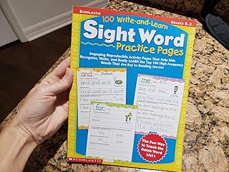 Amazon.com: 100 Write-and-Learn Sight Word Practice Pages: Engaging ...