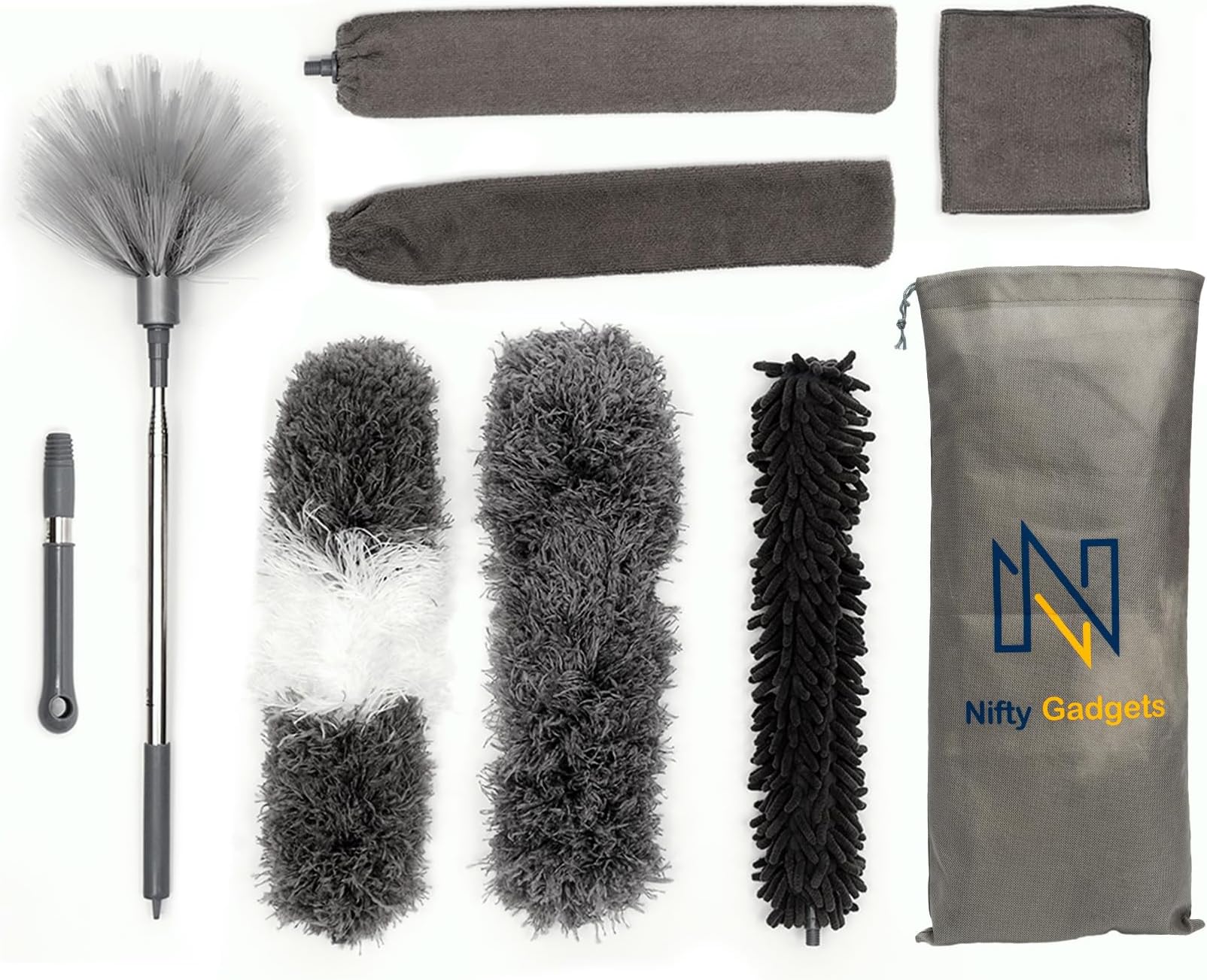 Amazon.com: Nifty Gadgets Feather Duster Set - Premium Quality ...