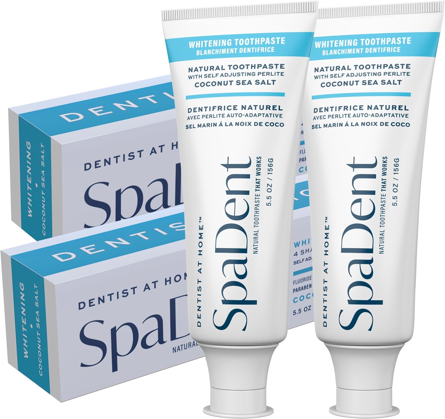 Spa-Dent Advanced Whitening Toothpaste – Made in Canada with Advanced ...