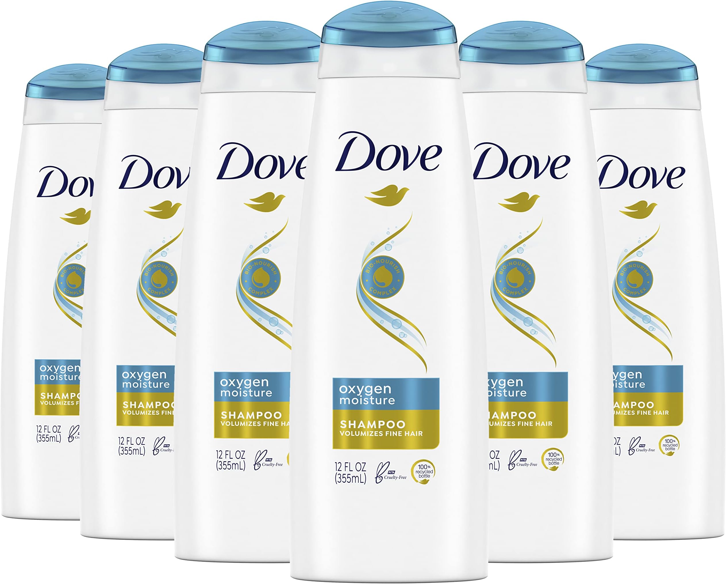 Amazon.com : Dove RE+AL Bio-Mimetic Care Shampoo For Fine, Flat Hair ...