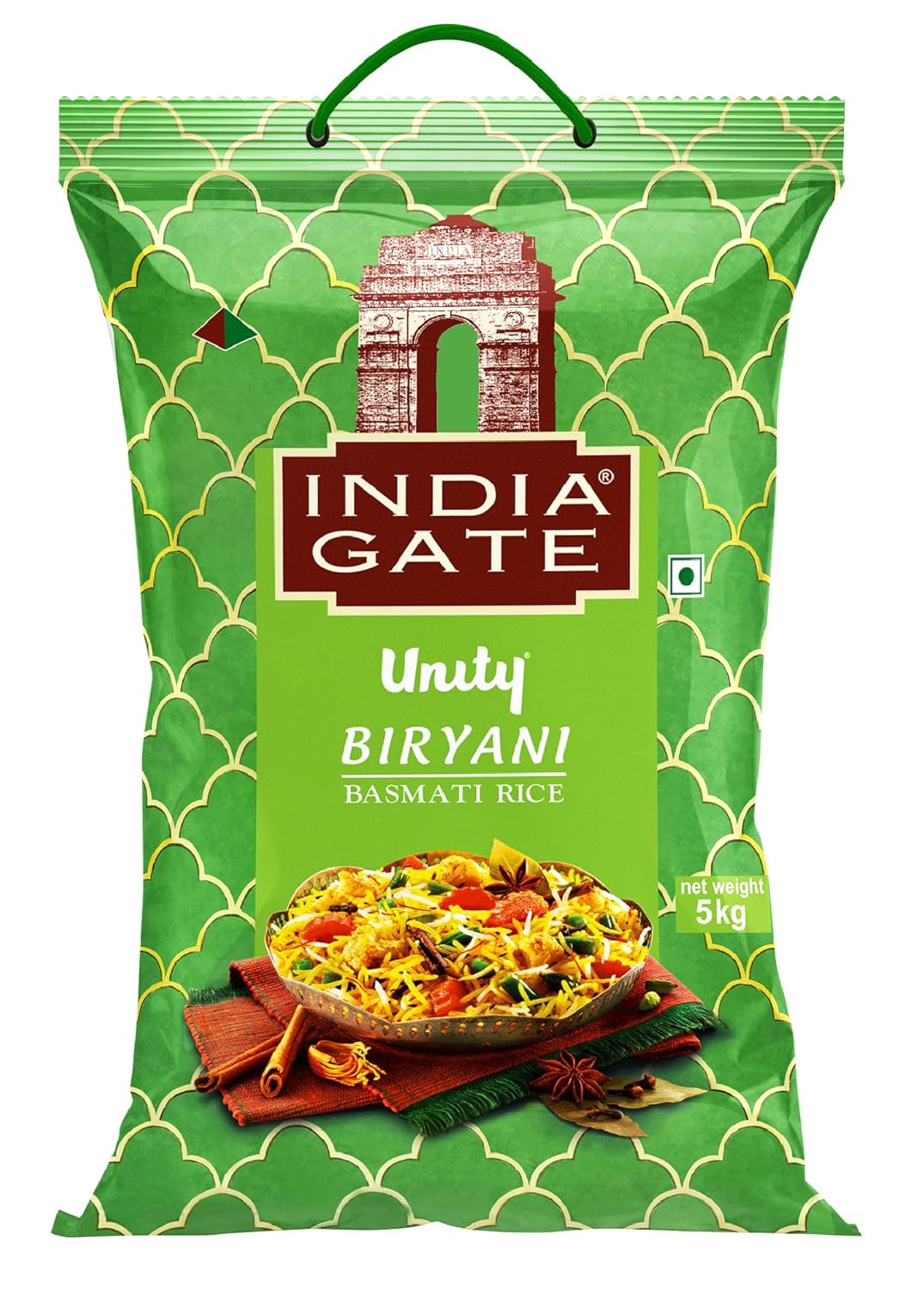 India Gate Unity Basmati Biryani Rice, 5Kg : Amazon.in: Grocery ...