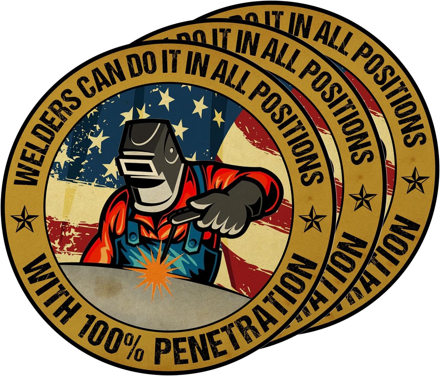 Amazon.com: (3PCS) Welders Can Do It in All Positions with 100% ...