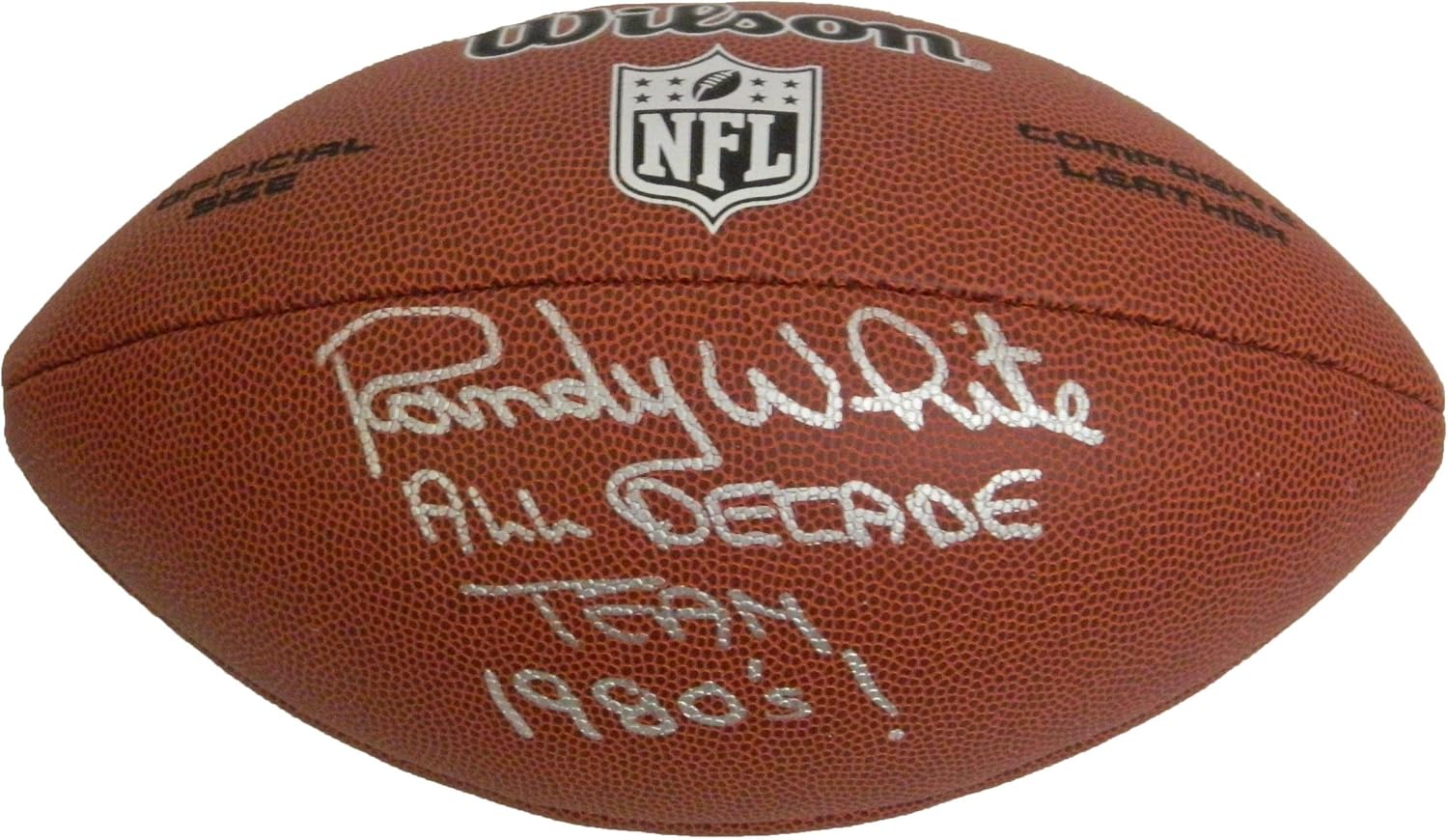 Randy White Signed Wilson Limited NFL Full Size Football w/All-Decade ...