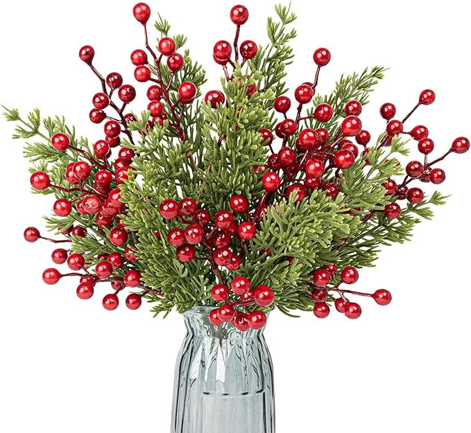 Amazon.com: DIYFLORU 30 PCs Christmas Tree Picks Holiday Christmas ...