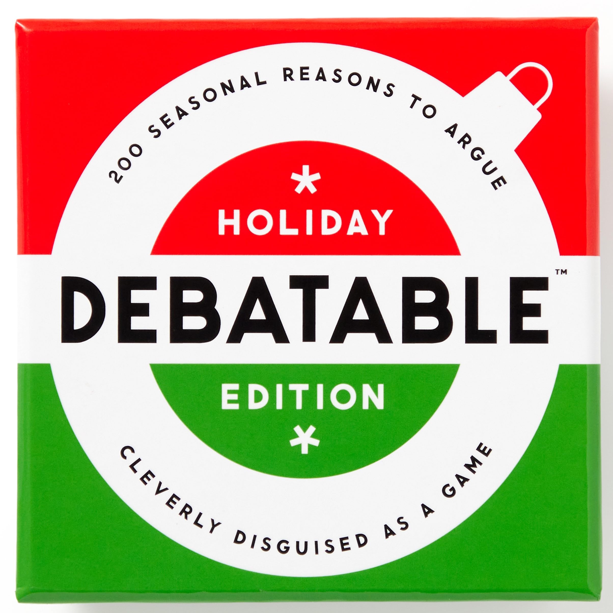 Brass Monkey Debatable Holiday Edition – Social Party Game with 400 ...