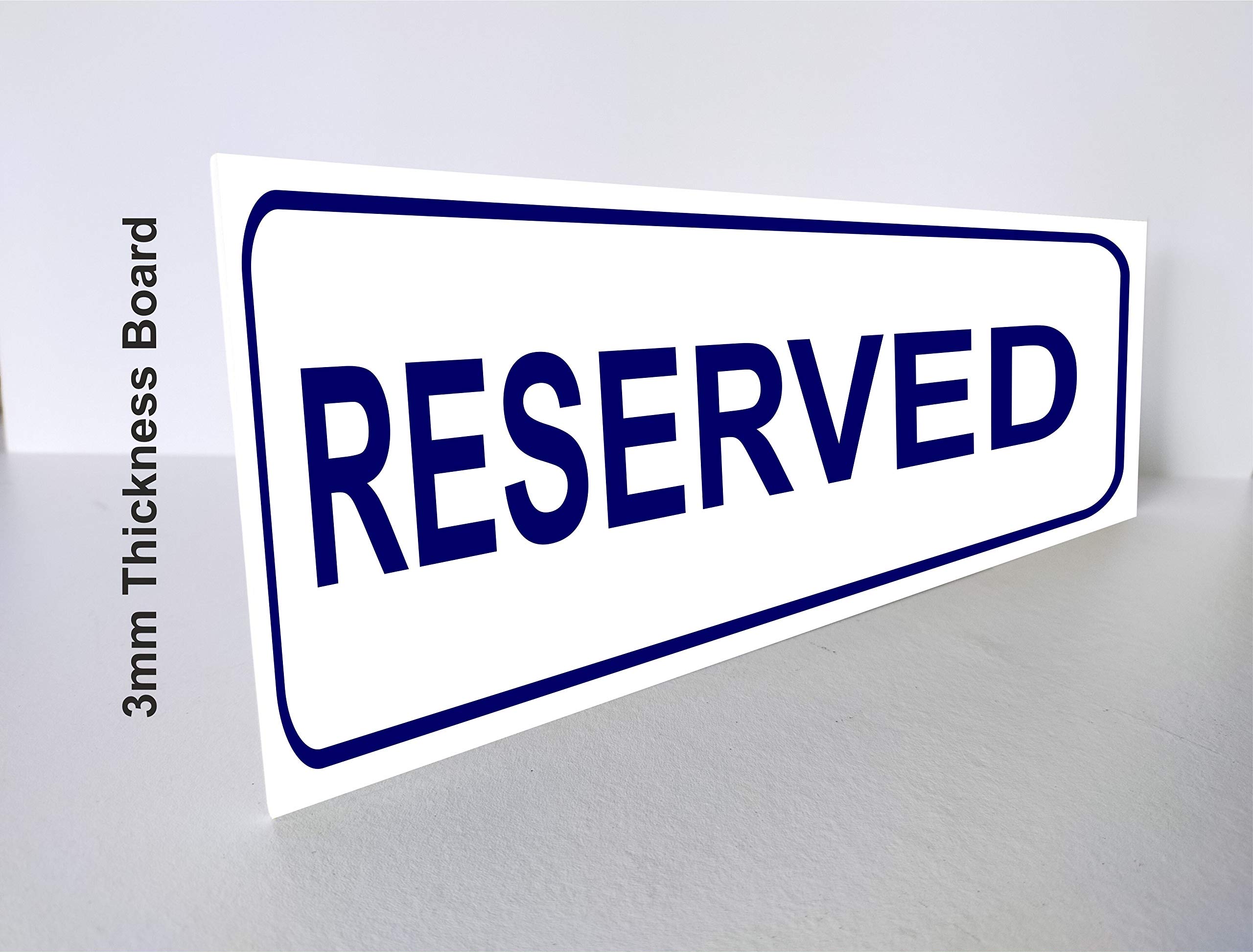 Buy SIGN EVER Reserved Sign Board Office Bank Restaurant Hotel Mall ...