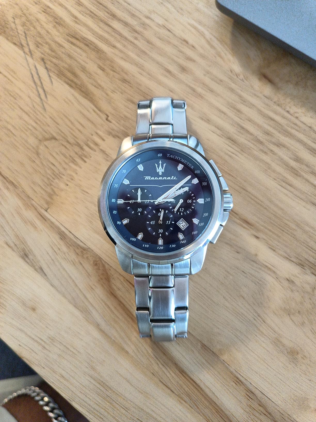 Maserati Clock Blue Man Chronograph R8873621002 Successo : Amazon.in ...