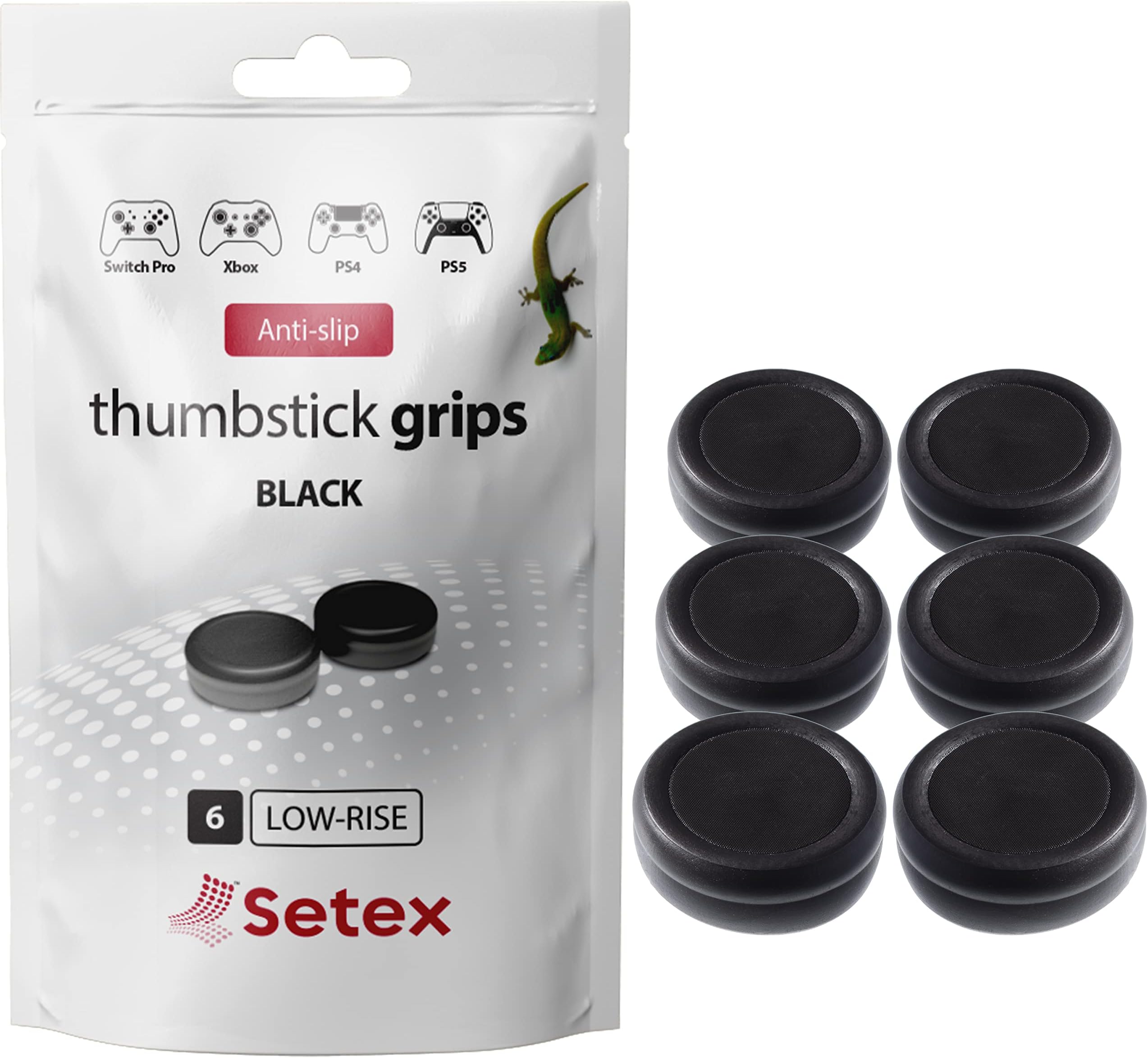 Amazon.com: Setex Gecko Grip, Thumbstick Grip Covers, for PlayStation ...