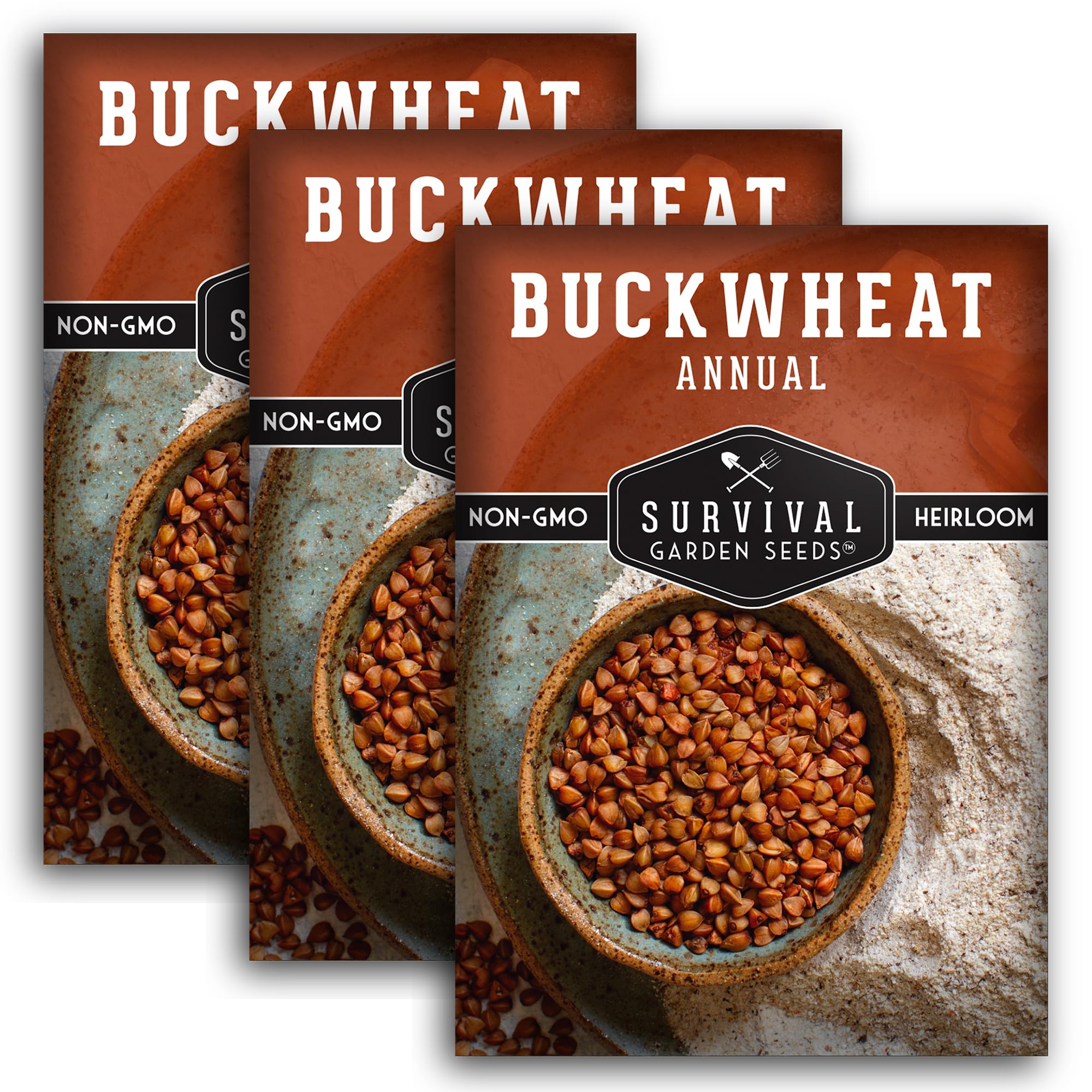 Amazon.com: Survival Garden Seeds Buckwheat Seed for Planting - 3 ...