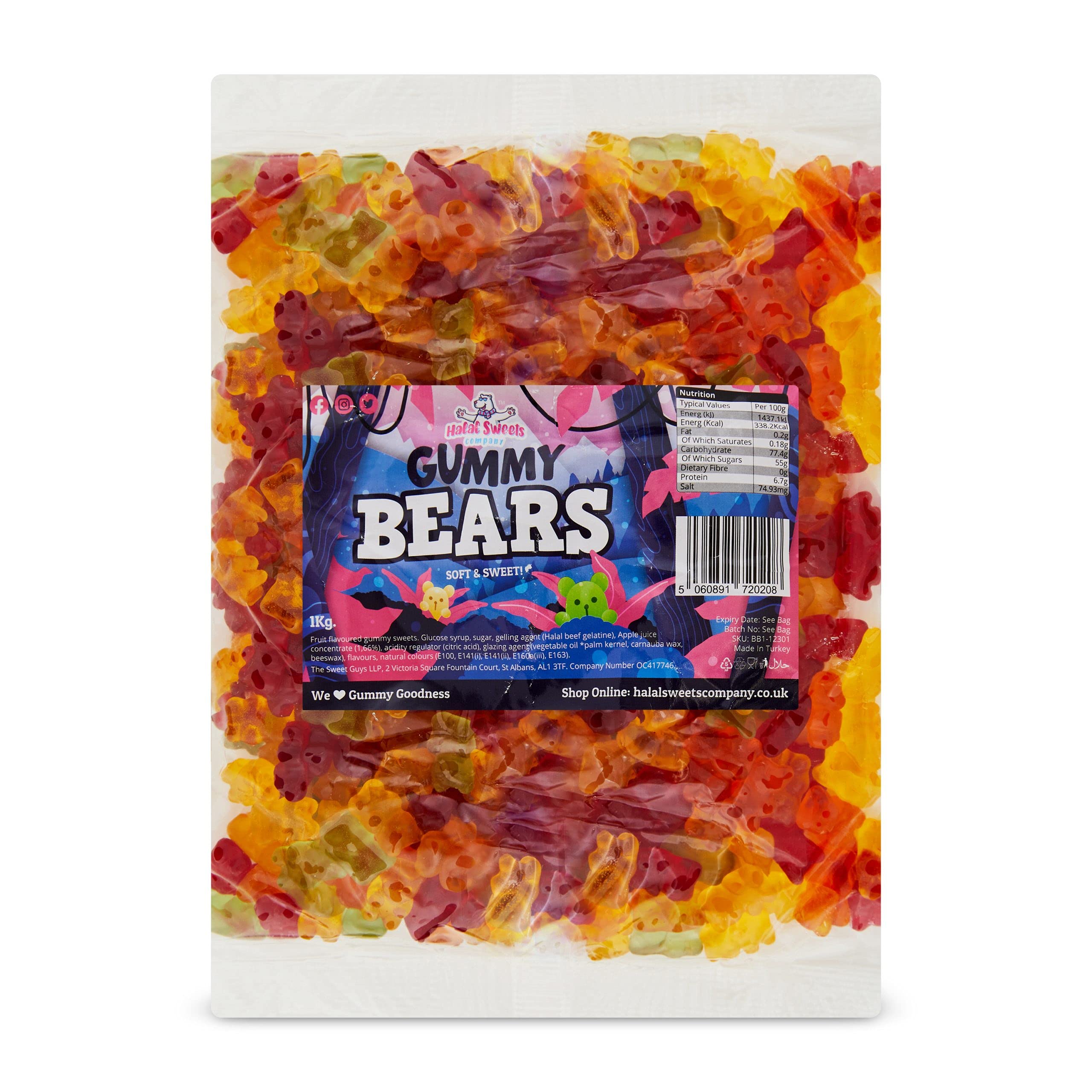 Gummy Bears Halal Sweets Company 1kg Bulk Bag | Desertcart Australia