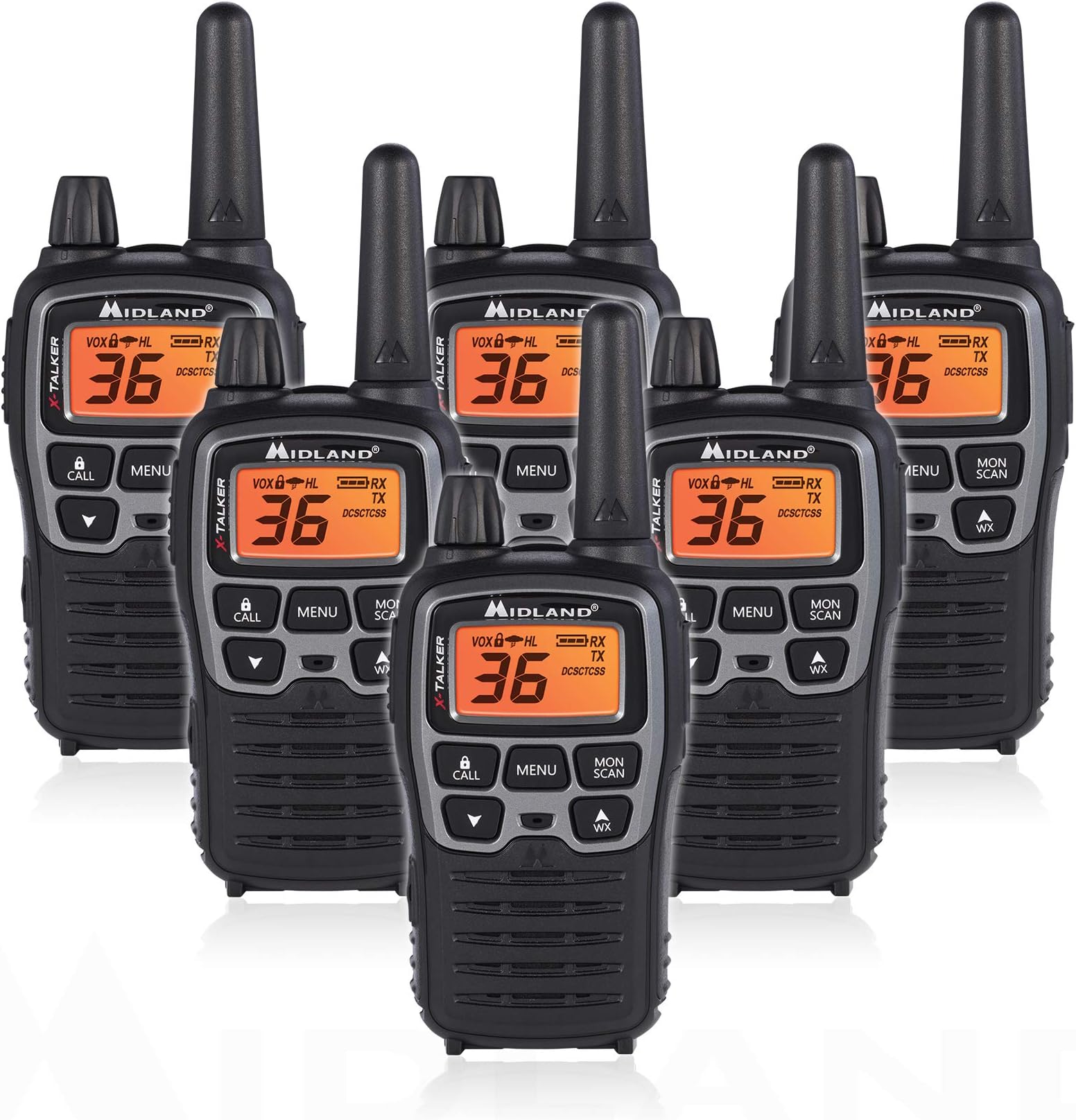 Amazon.com: Midland® T71VP3 X-TALKER Long Range Walkie Talkie - FRS Two ...