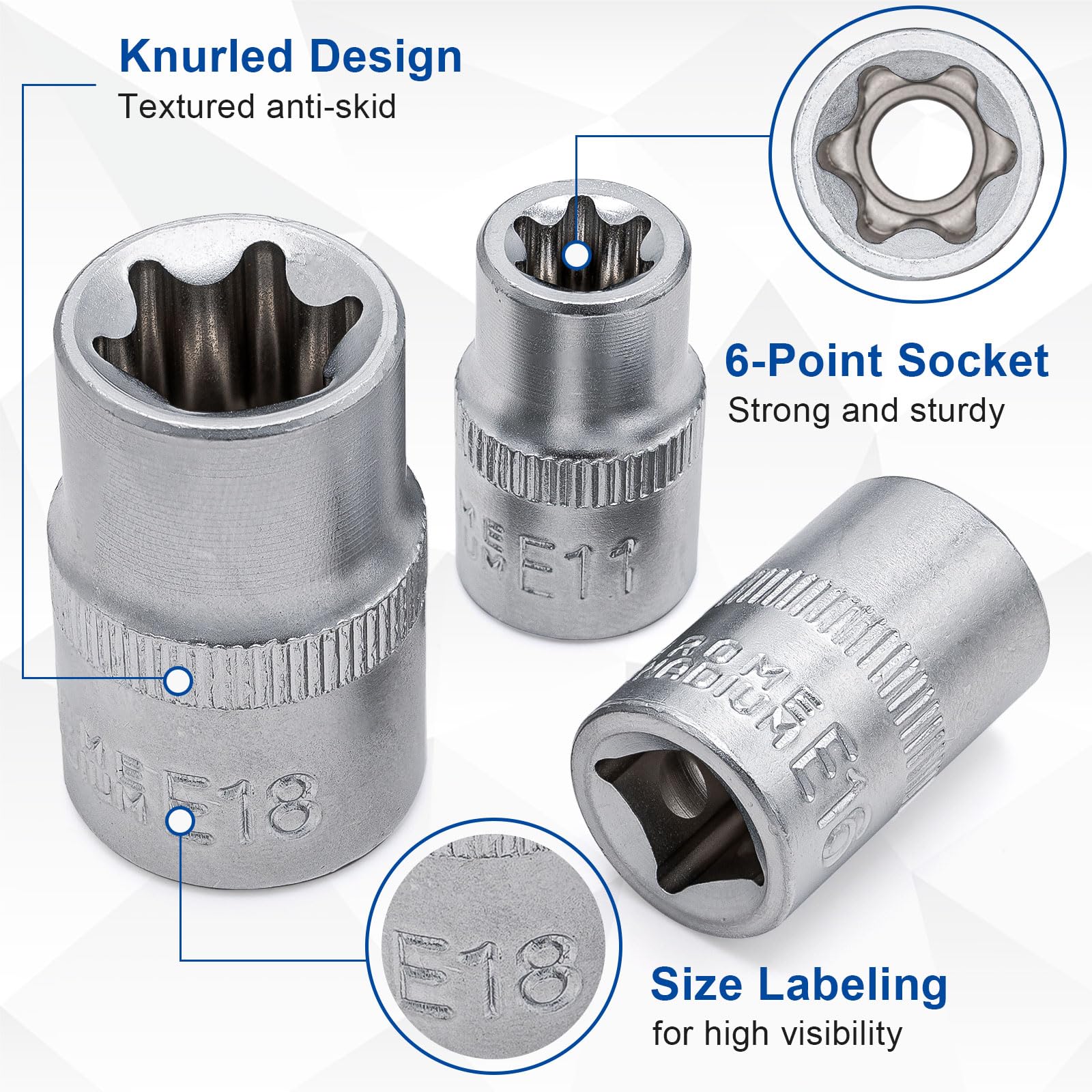 External Torx Socket Sizes WETT Wett 60pcs Master Torx Bit Socket And