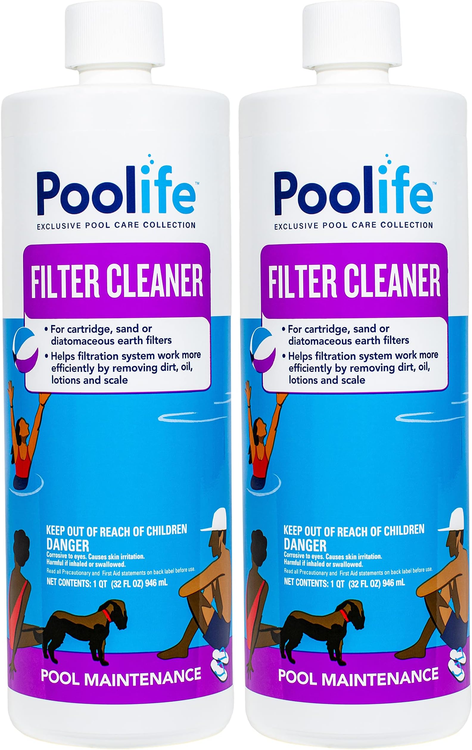 Amazon.com: POOLIFE Filter Cleaner (1 qt) (2 Pack) : Health & Household