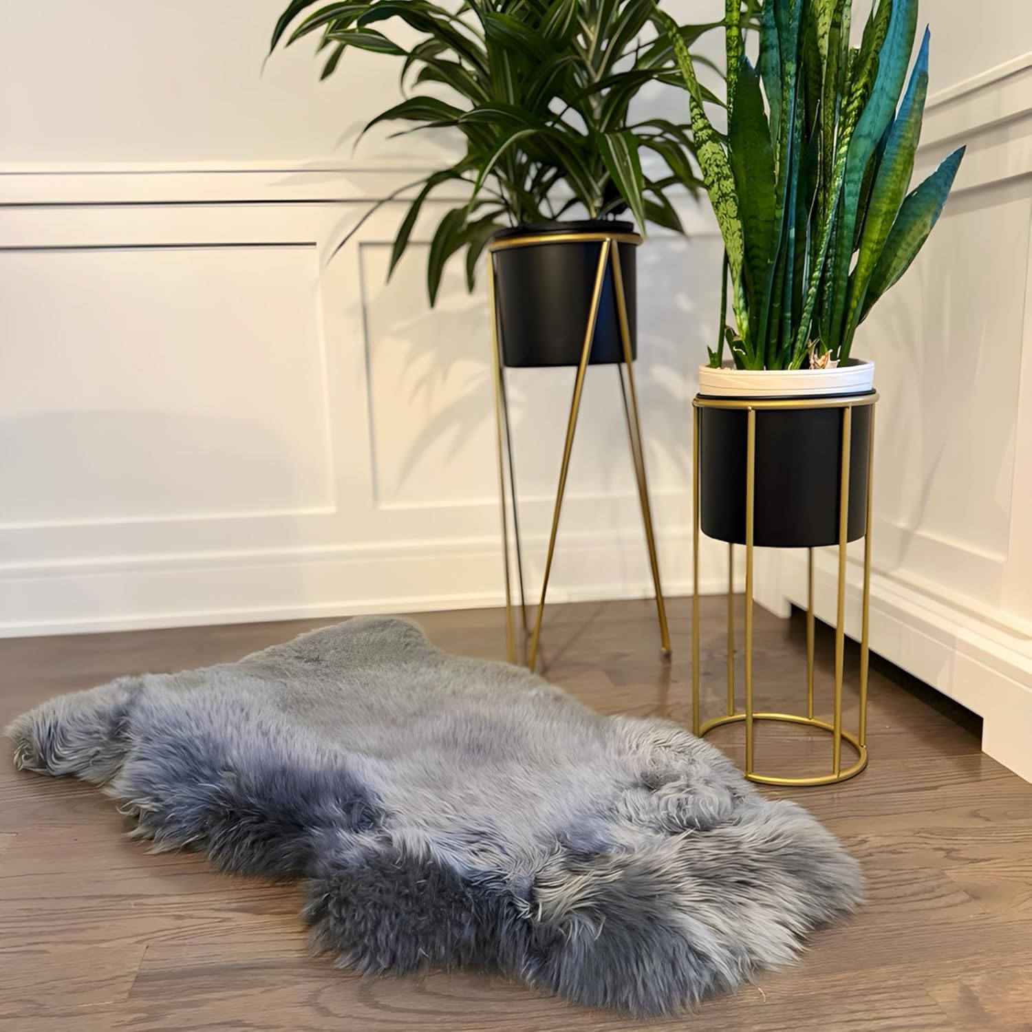 Amazon.com: Tru Lamb Sheepskin Area Rug Real Sheepskin Wool Area Rug ...