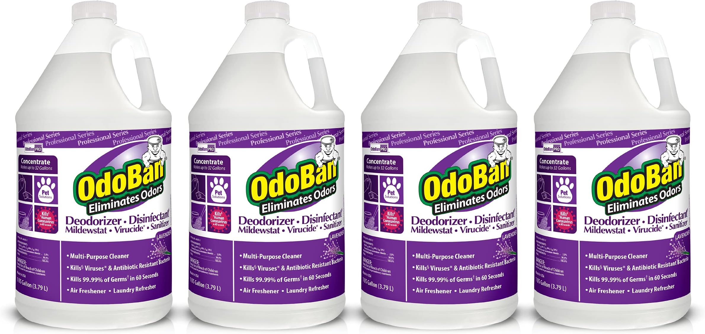 Amazon.com: OdoBan Professional Series Neutral pH No Rinse Floor ...