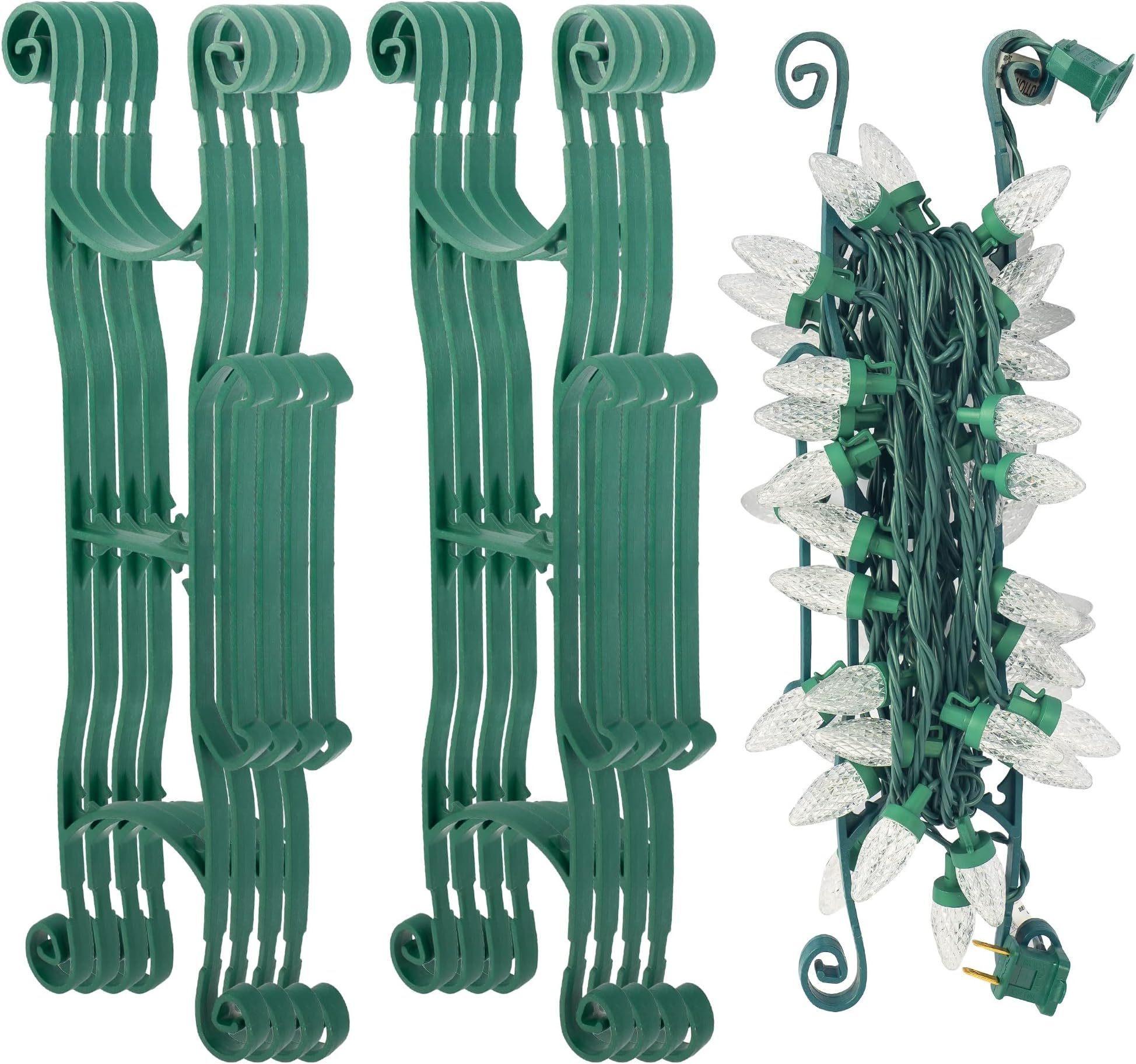 Amazon.com: Huhumy 2 Pcs Christmas Light Storage Bag with 6 Pcs Reels ...