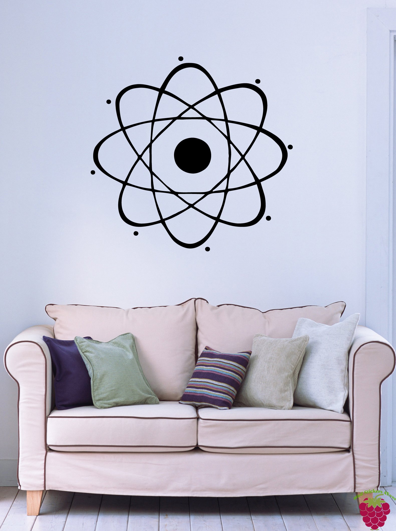 Amazon.com: DesignToRefine Atom Nuclear Science Physics Chemistry Decor ...