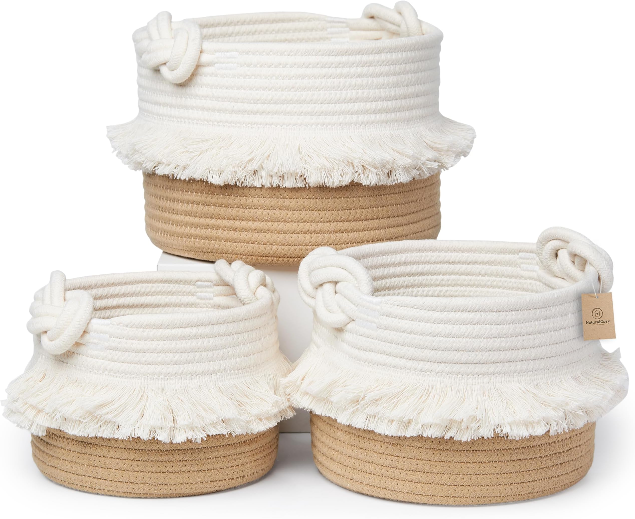 Amazon.com: GYSYELL 5-Piece Basket for Gifts Set,Woven Gift Basket for ...