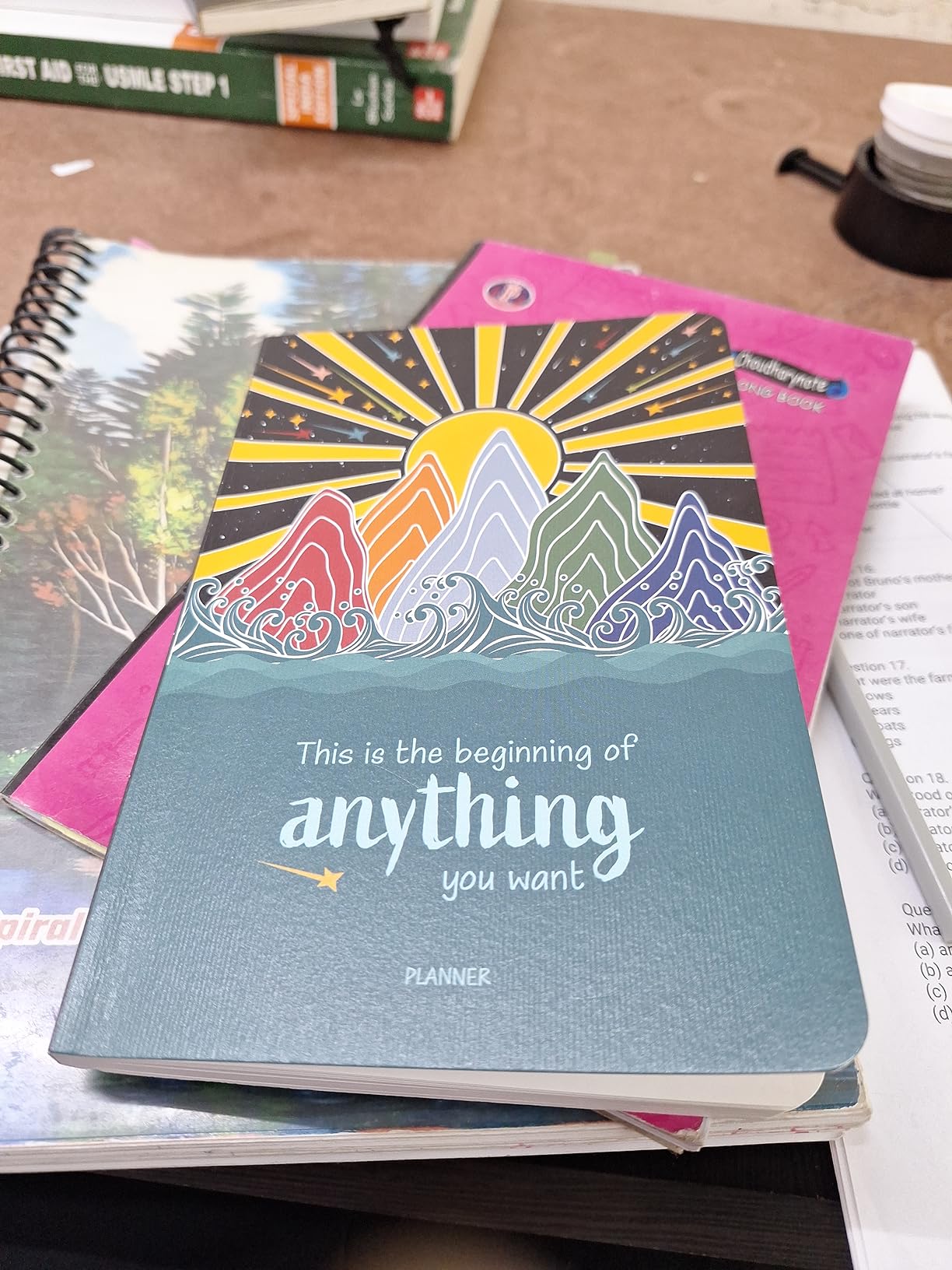 FACTOR NOTES Simple Planner: 12 Months Undated Planner (This is the ...