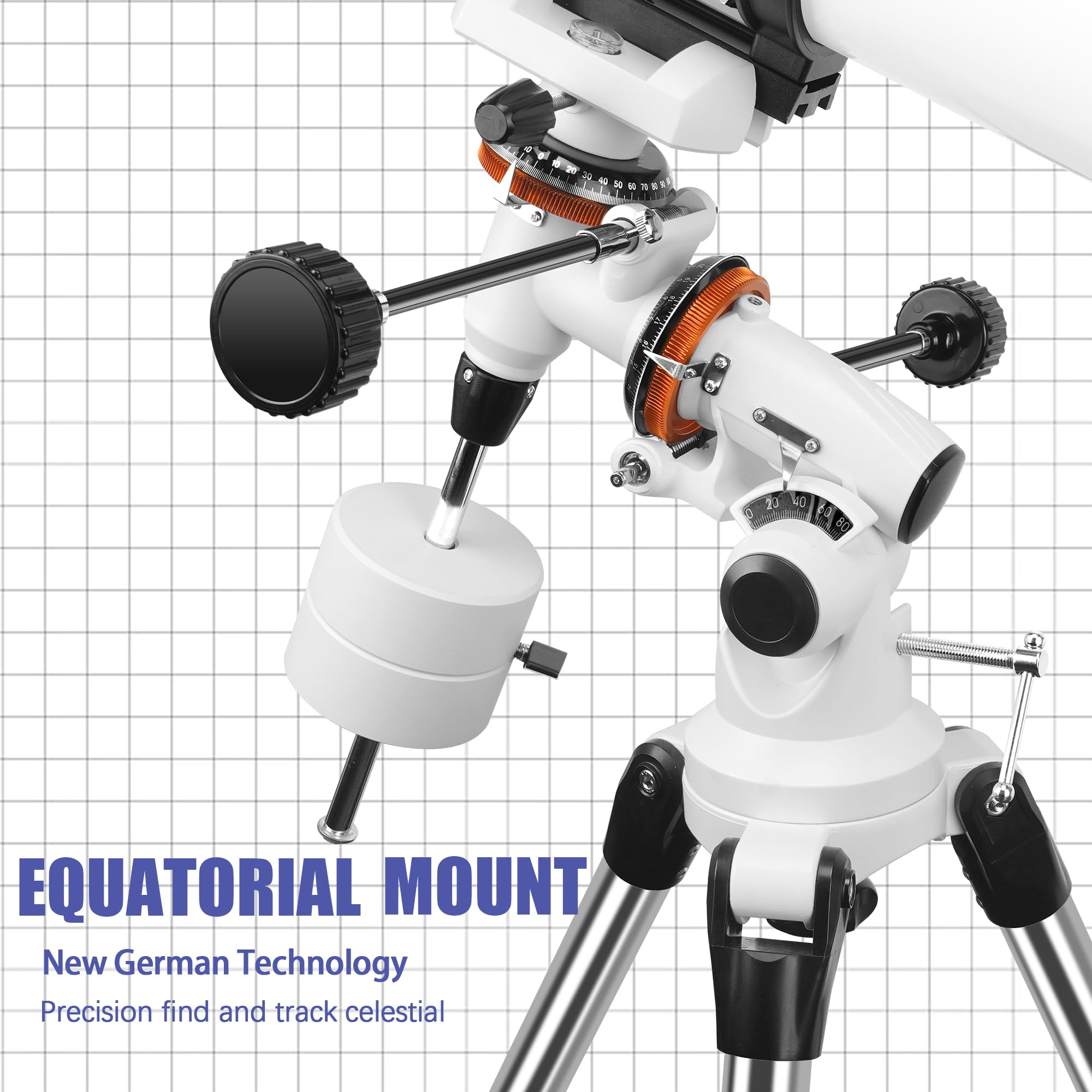 Telescope,150EQ Reflector Telescopes for Adults Astronomy,Manual ...