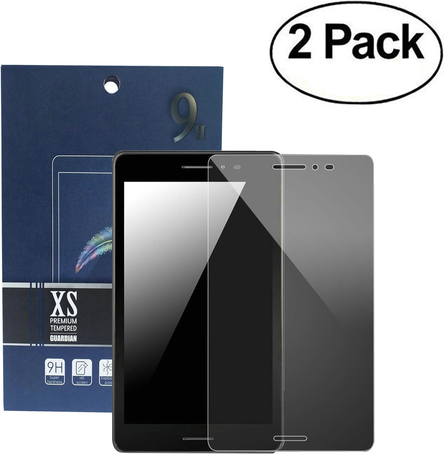 Amazon.com: AT&T Trek 2 HD Tempered Glass Screen Protector Premium HD ...