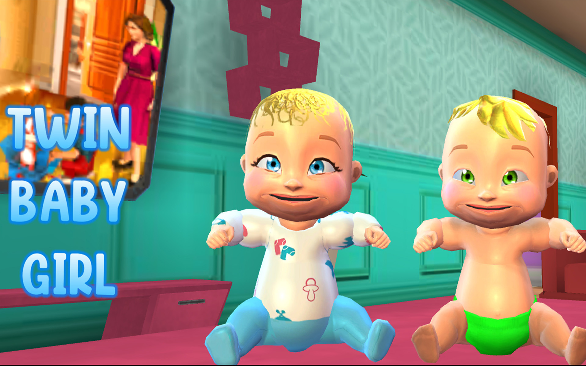 Virtual Mother Simulator Twin Babies Game - App on Amazon Appstore