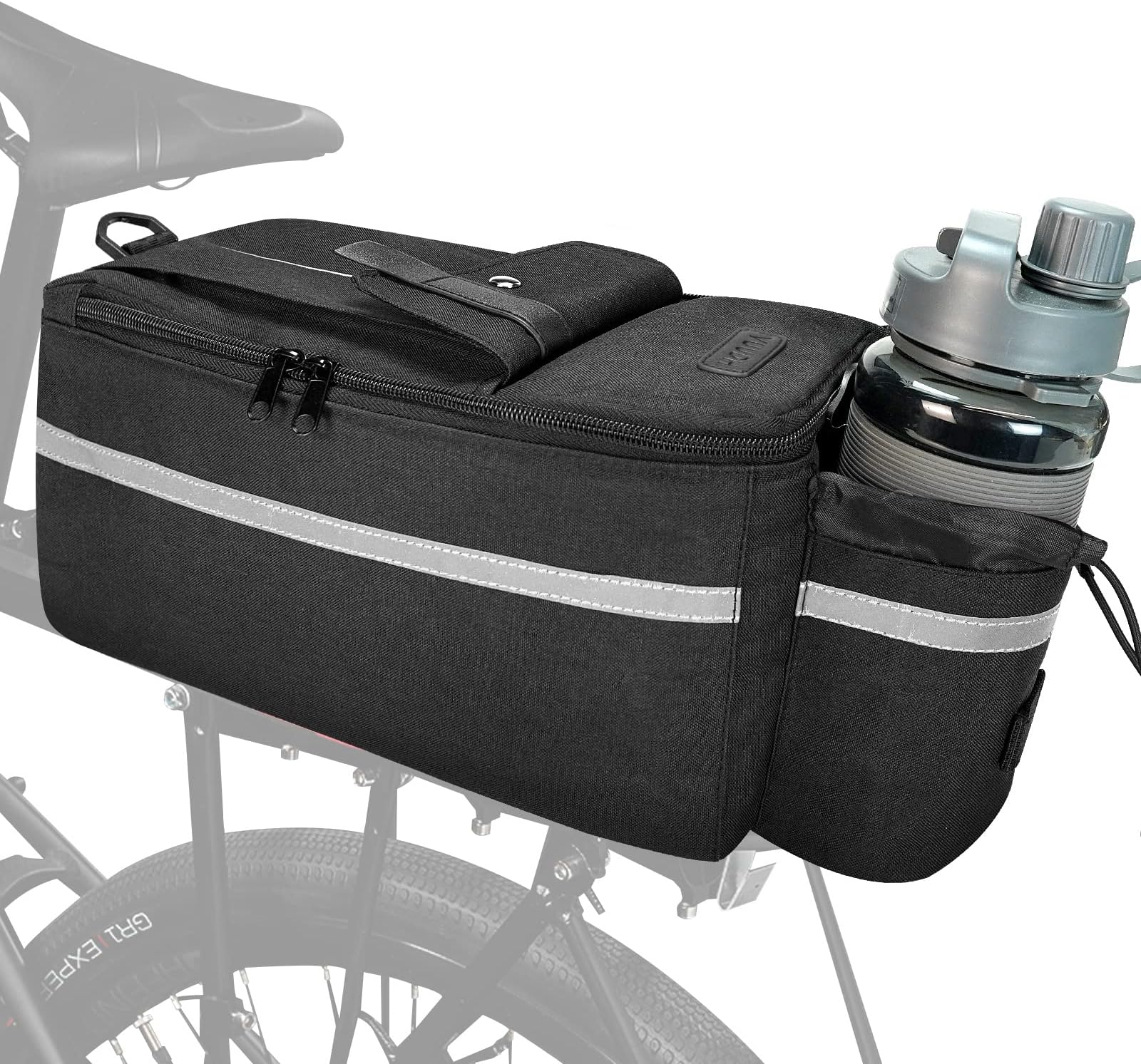 Amazon.com: Vuudh Bike Rear Pannier Bag - Insulated Trunk Cooler Bags ...