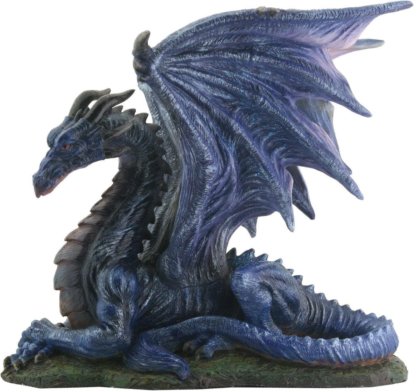 Amazon.com: Pacific Giftware Blue Nightfall Dragon Statue by Ruth ...