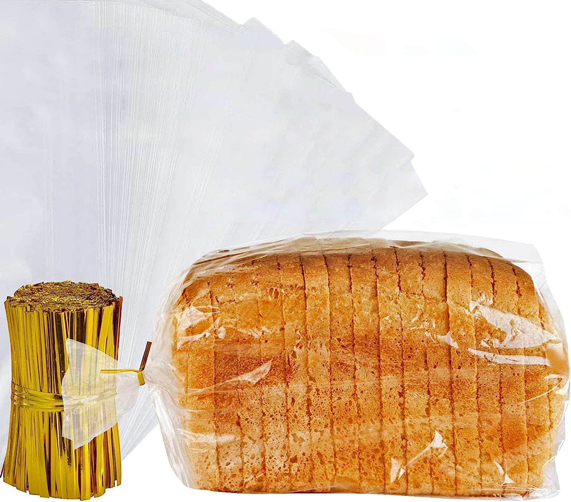 Lesibag - 50 Packs Bread Bags to Keep Bread Fresh, Zippered Food Bag ...