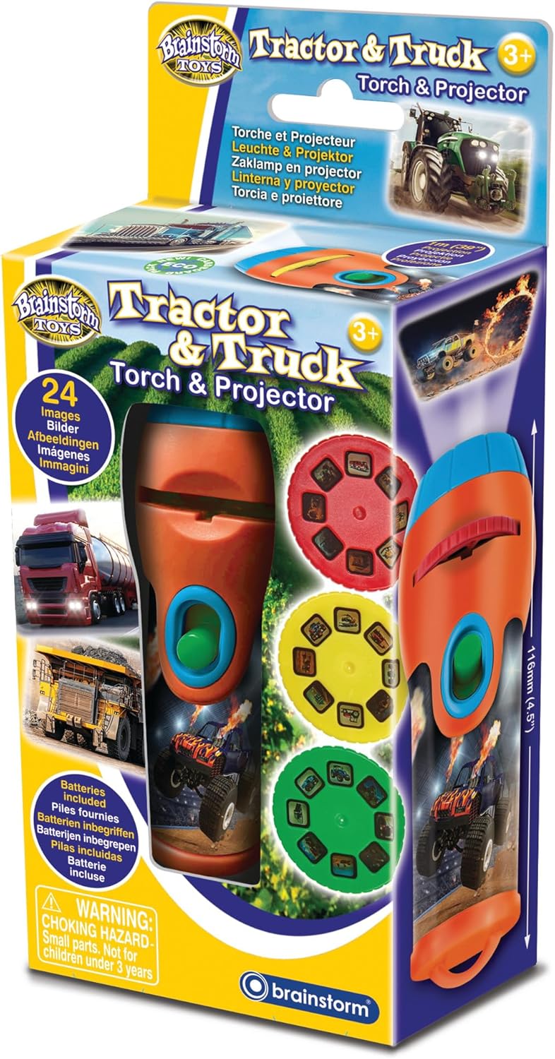 Amazon.com: Brainstorm Toys: Tractor & Truck Torch & Projector - 39 ...