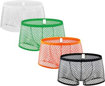 1 ONEFIT Mens Underwear Nylon Fishnet Boxer Briefs Jockstrap Angle ...