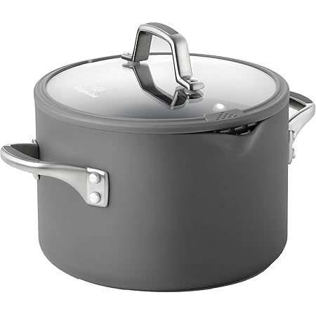 Amazon.com: Calphalon Contemporary Nonstick 8 Qt. Stock Pot with Cover ...