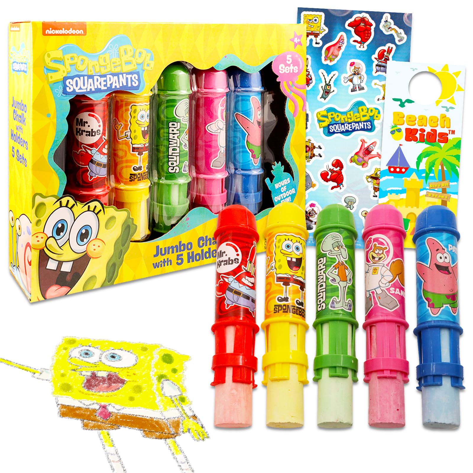 Used This Picture For Sidewalk Chalk Today Spongebob