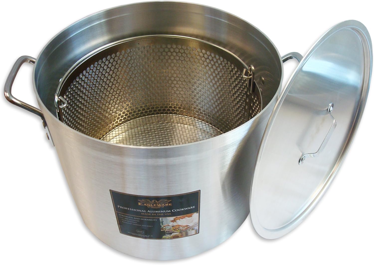 Amazon.com: Alegacy Eagleware Professional Aluminum Stock Pot with ...