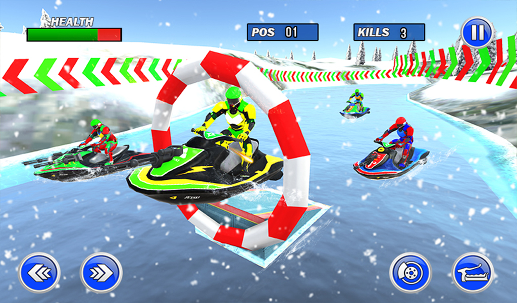 Jet Ski Racing Games 3D: Machine Gun Shooting Speed Boat Simulator ...