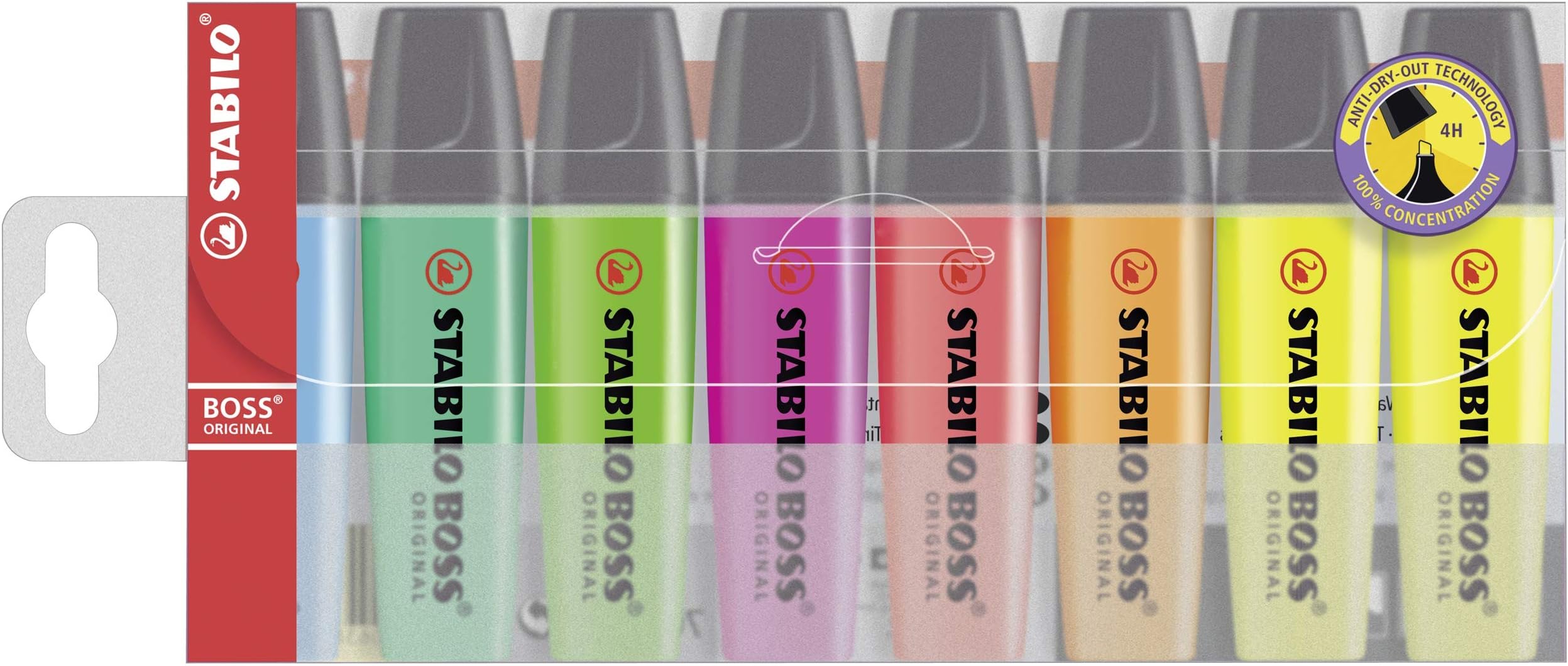 STABILO - Textmarker - BOSS ORIGINAL - 8er Pack - Sondersortierung mit ...