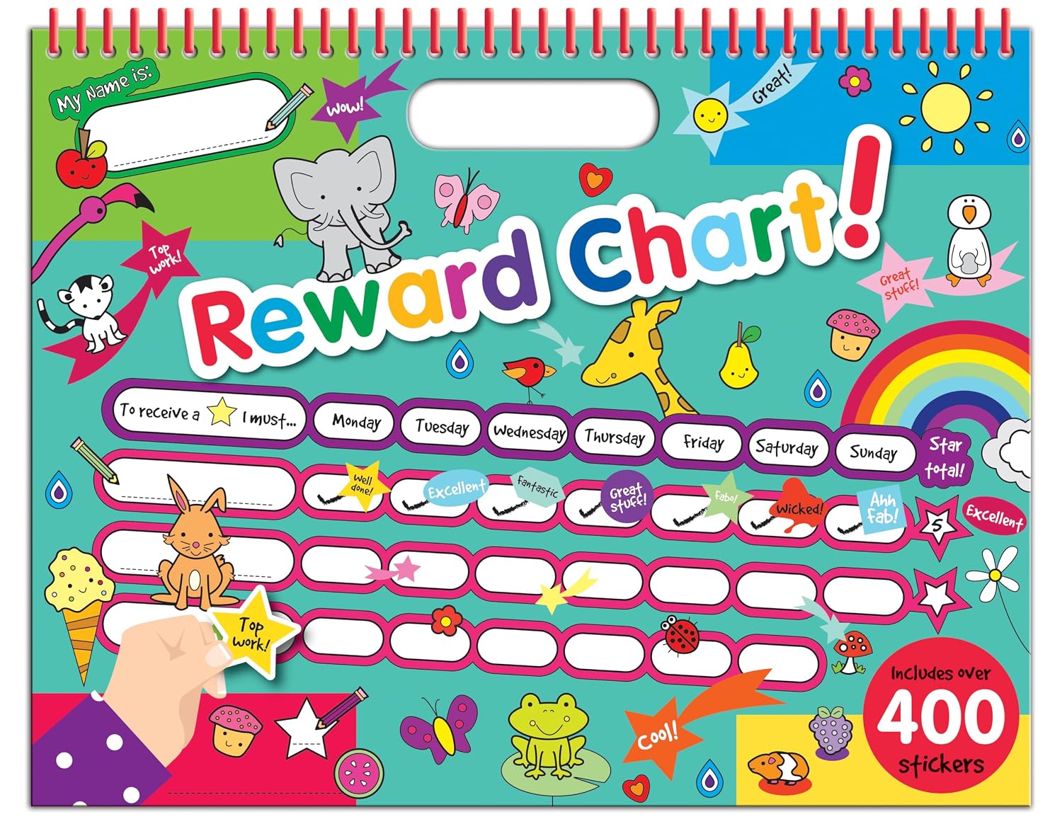 Reward Chart: Jungle (Landscape Reward Chart) : Amazon.in: Books