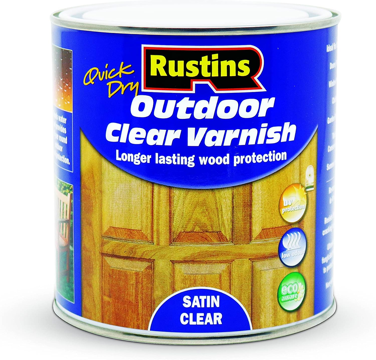 Rustins Quick Dry Outdoor Clear Varnish 1L Satin - Amazon.com