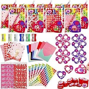 Amazon.com: 392 Pcs Assorted Valentines Day Gifts for Kids Classroom ...