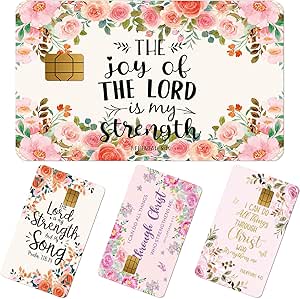 Amazon.com: Rngmsi Credit Card Skin Stickers - 4 Pcs Bible Verse Debit ...