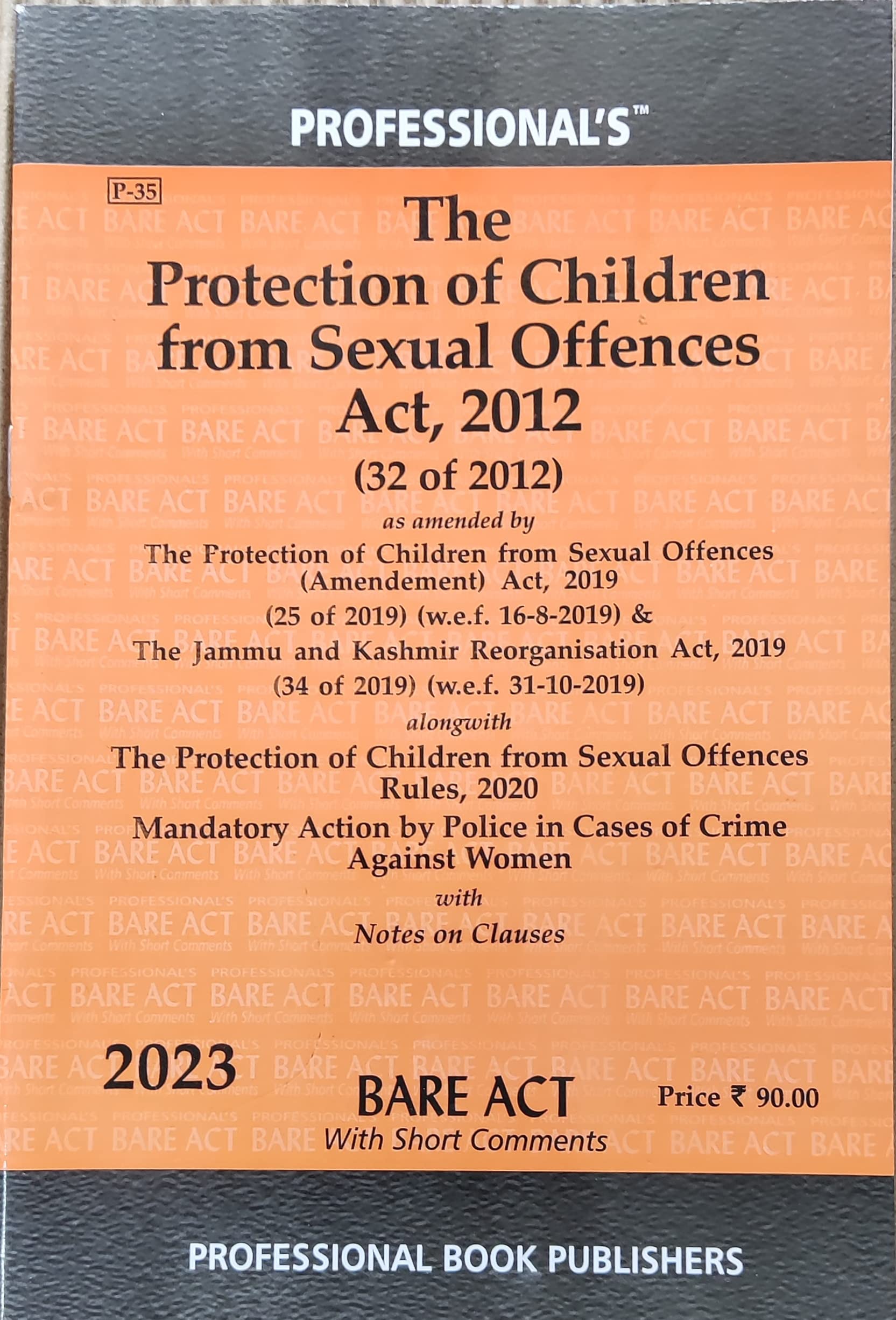 Buy The Protection of Children from Sexual Offences (POCSO) Act, 2012 ...