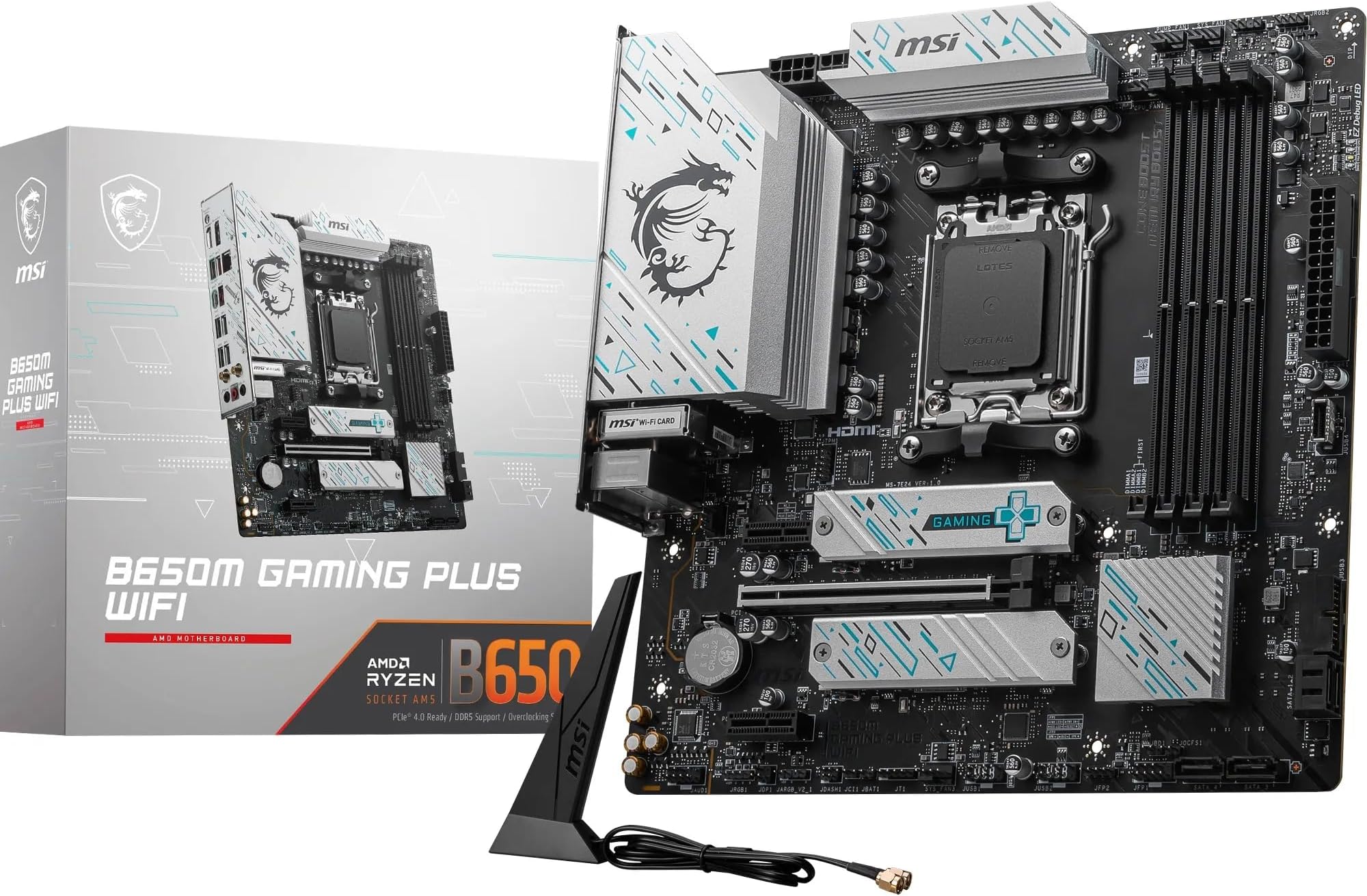 Amazon.in: Buy MSI B760M Gaming Plus WiFi Black Motherboard, mATX ...